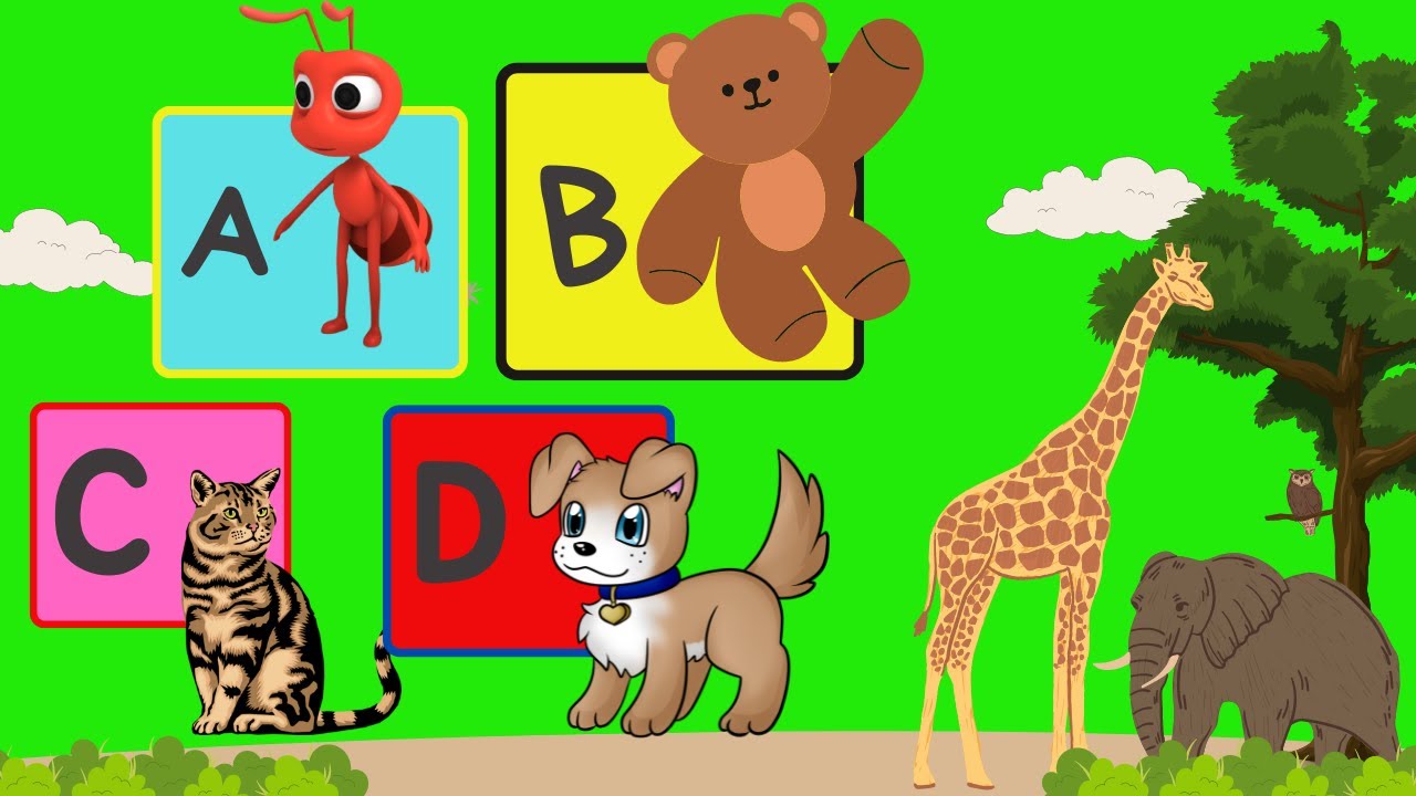 English alphabet |Learn Alphabet A to Z | ABC Preschool Book Learning A ...