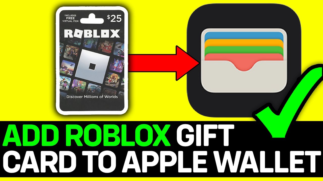 How To Add Roblox Gift Card To Apple Wallet 2026 - YouTube