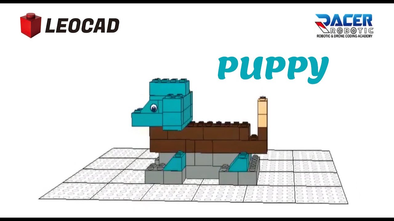 LEOCAD PUPPY TUTORIAL - YouTube