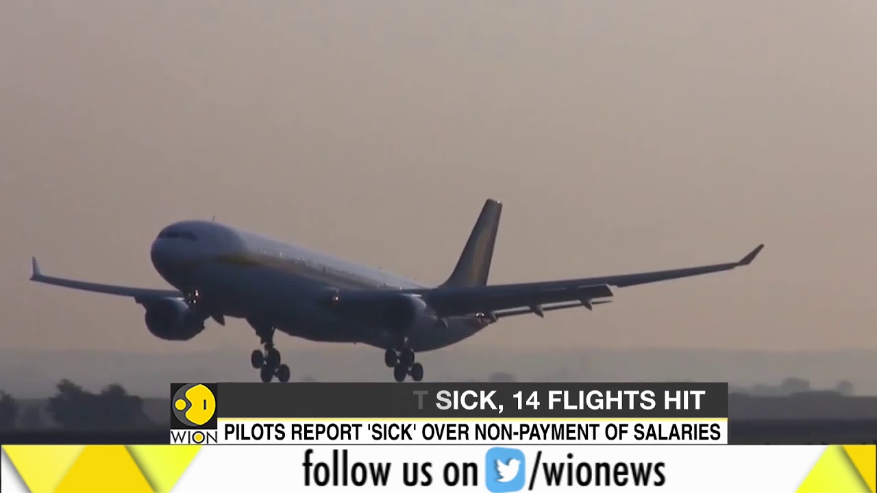 Jet Airways cancels 14 flights as pilots call in sick - YouTube