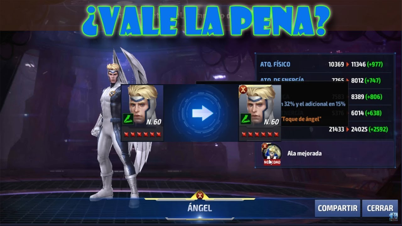[MARVEL FUTURE FIGHT] Angel Tier 2 Full Review | ¿Vale la Pena? | CDS ...