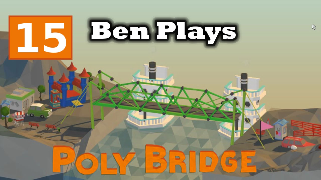 Poly Bridge 15 - Edge Hugger - YouTube