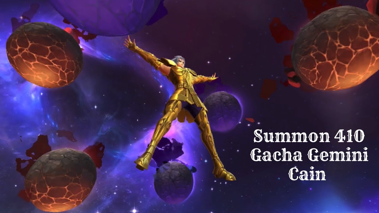 Summon 410 Gacha Gemini Cain , Saint Seiya Awakening - YouTube