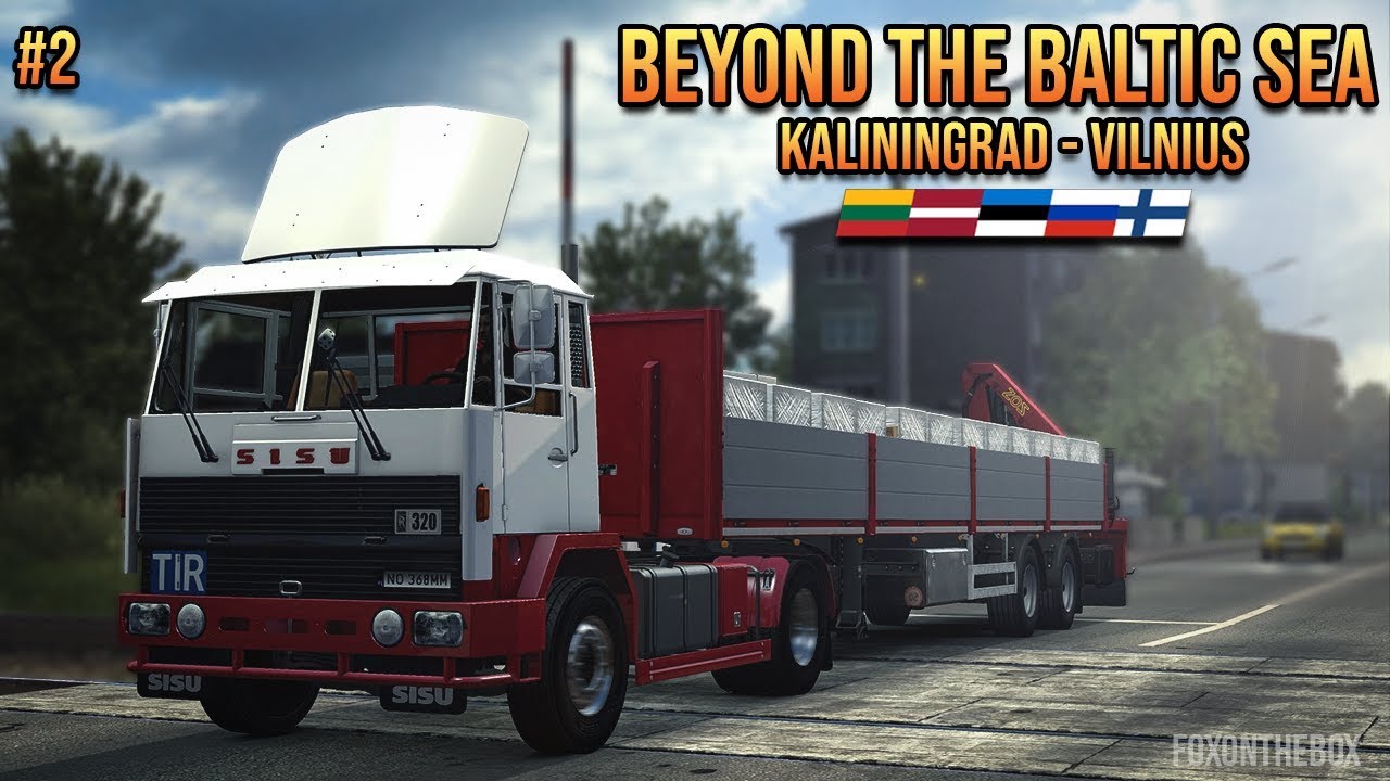 ETS2 Beyond The Baltic Sea DLC | Kaliningrad - Vilnius | SISU M Series ...