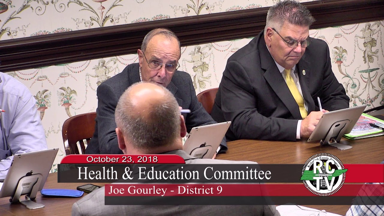 Health & Education Committee - October 23, 2018 - YouTube