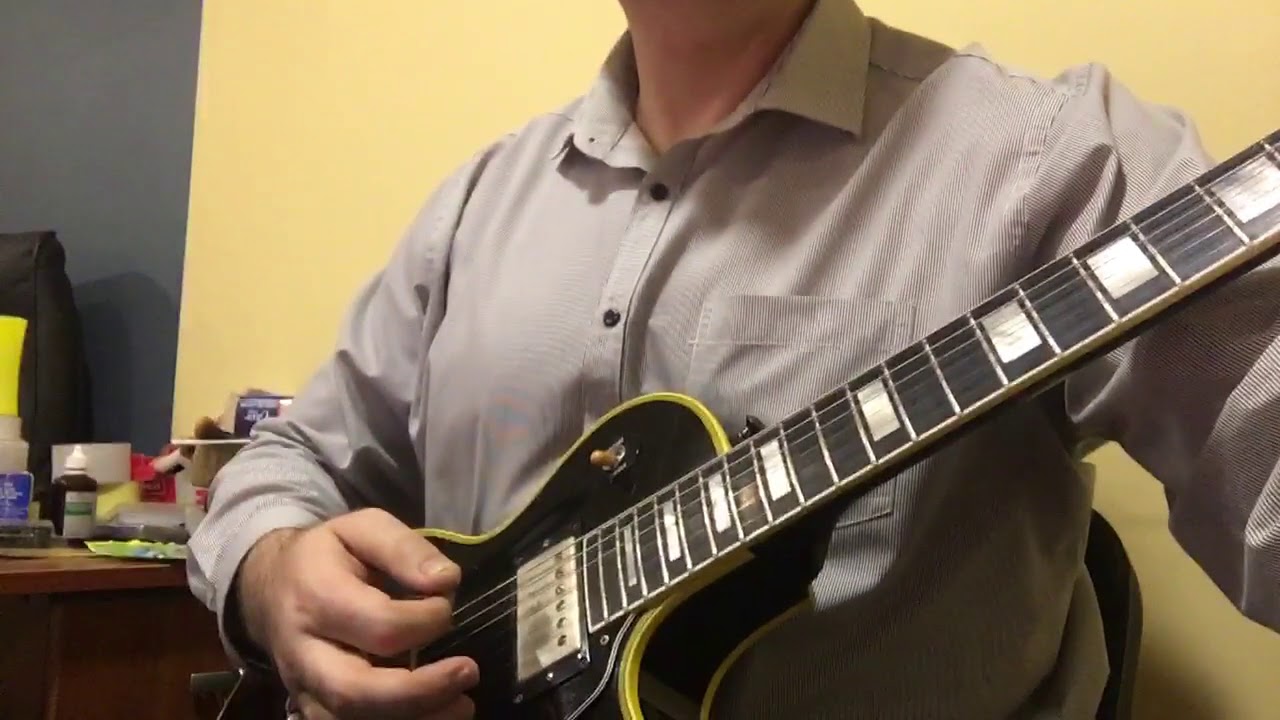 Gibson LPC 68 + Marshall Plexi Metro 1987 - YouTube