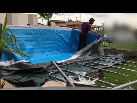 Montaggio Piscina Bestway 412x201x122 Rattan | Faidate