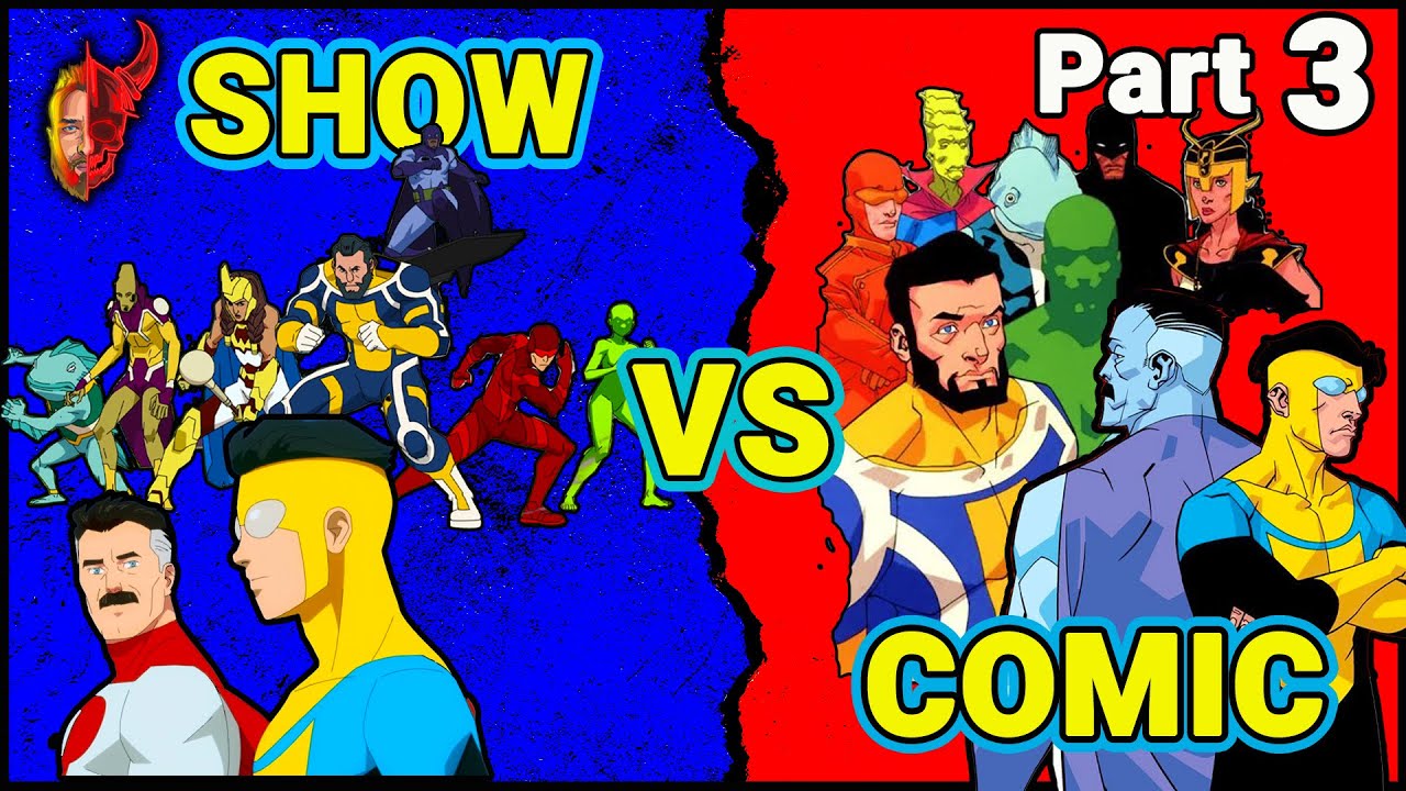 INVINCIBLE SHOW VS COMIC Part 3 |TVR Podcast| - YouTube