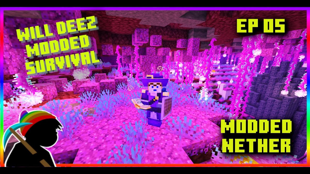Unlocking New Adventures in Modded Nether Survival Episode 5 - YouTube
