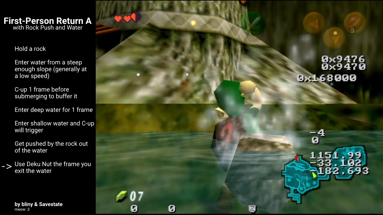 First-Person Return A with Rock Push - YouTube
