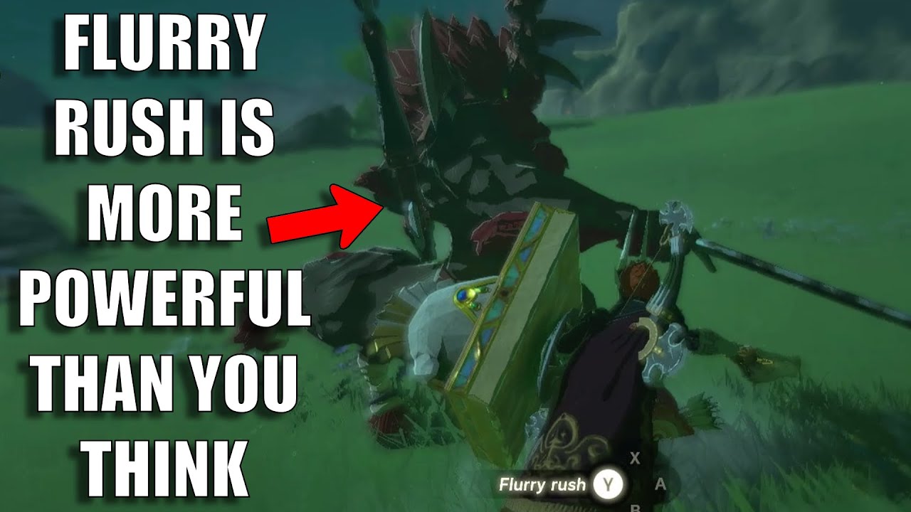 Link's Flurry Rush is more powerful than you think! - YouTube