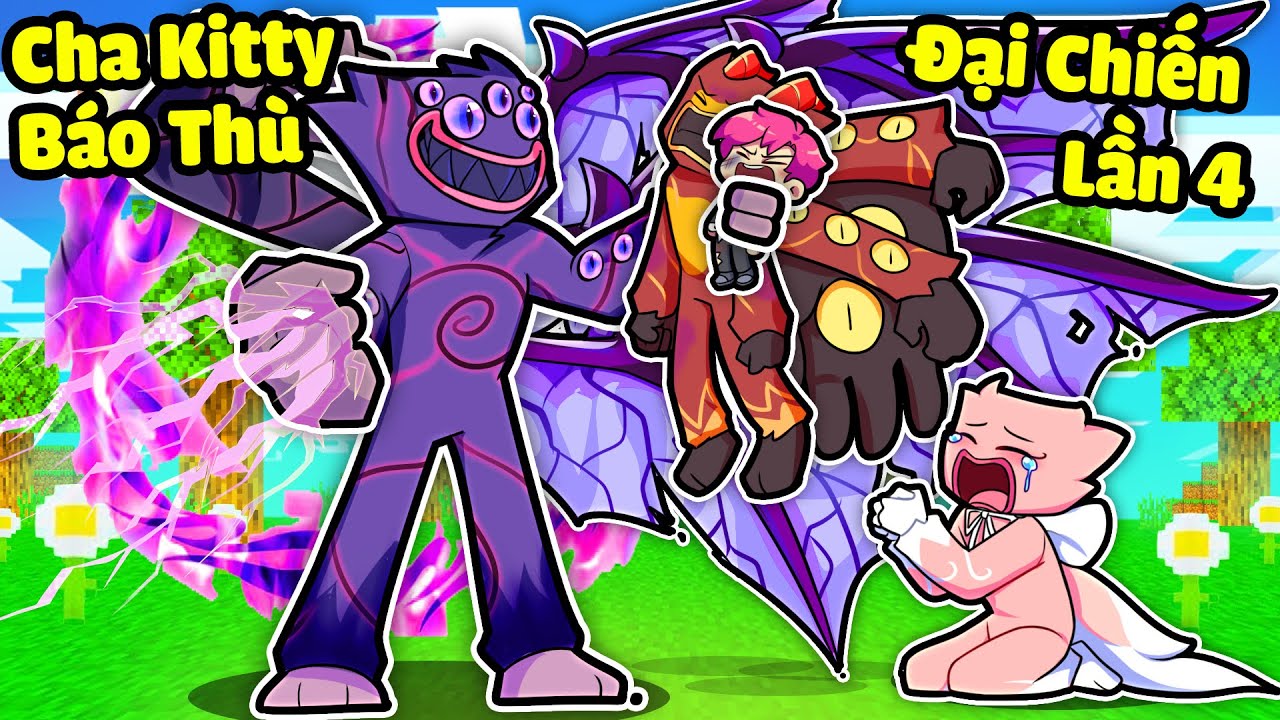 HIHA HỐT HOẢNG KHI BIẾT CHA KITTY MADDA LÀ KẺ TẤN CÔNG TRONG MINECRAFT*ĐẠI CHIẾN HUGGY LẦN 4 TẬP ...