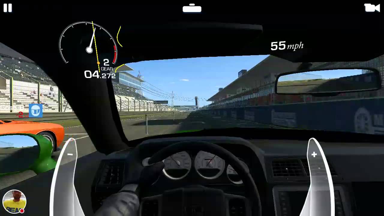 Cockpit view drag with challenger srt8 - YouTube