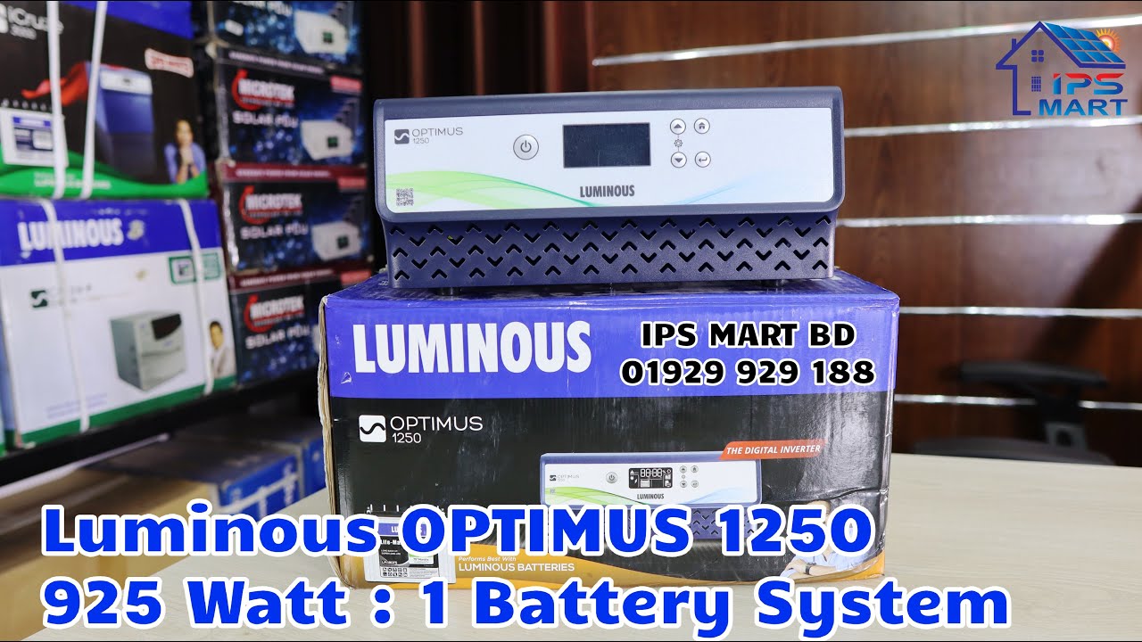 Luminous OPTIMUS 1250 Price in Bangladesh | Optimus IPS Price in BD ...