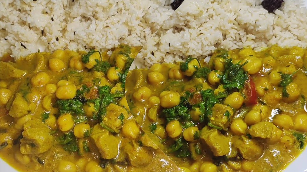 Chole Chane Aur Soyabean Ki Behad Tasty Sabzi | Safed Chana Soyabean ...