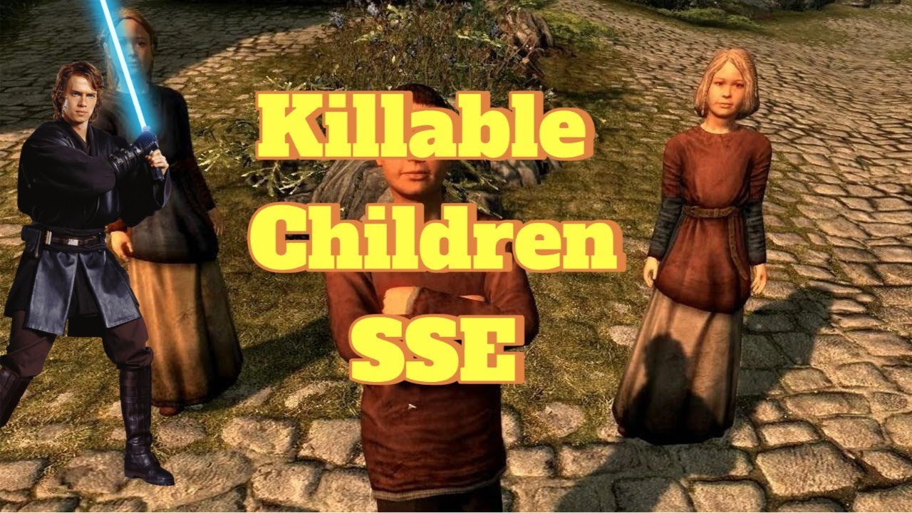 Skyrim Killable Children SSE Mod Review - YouTube