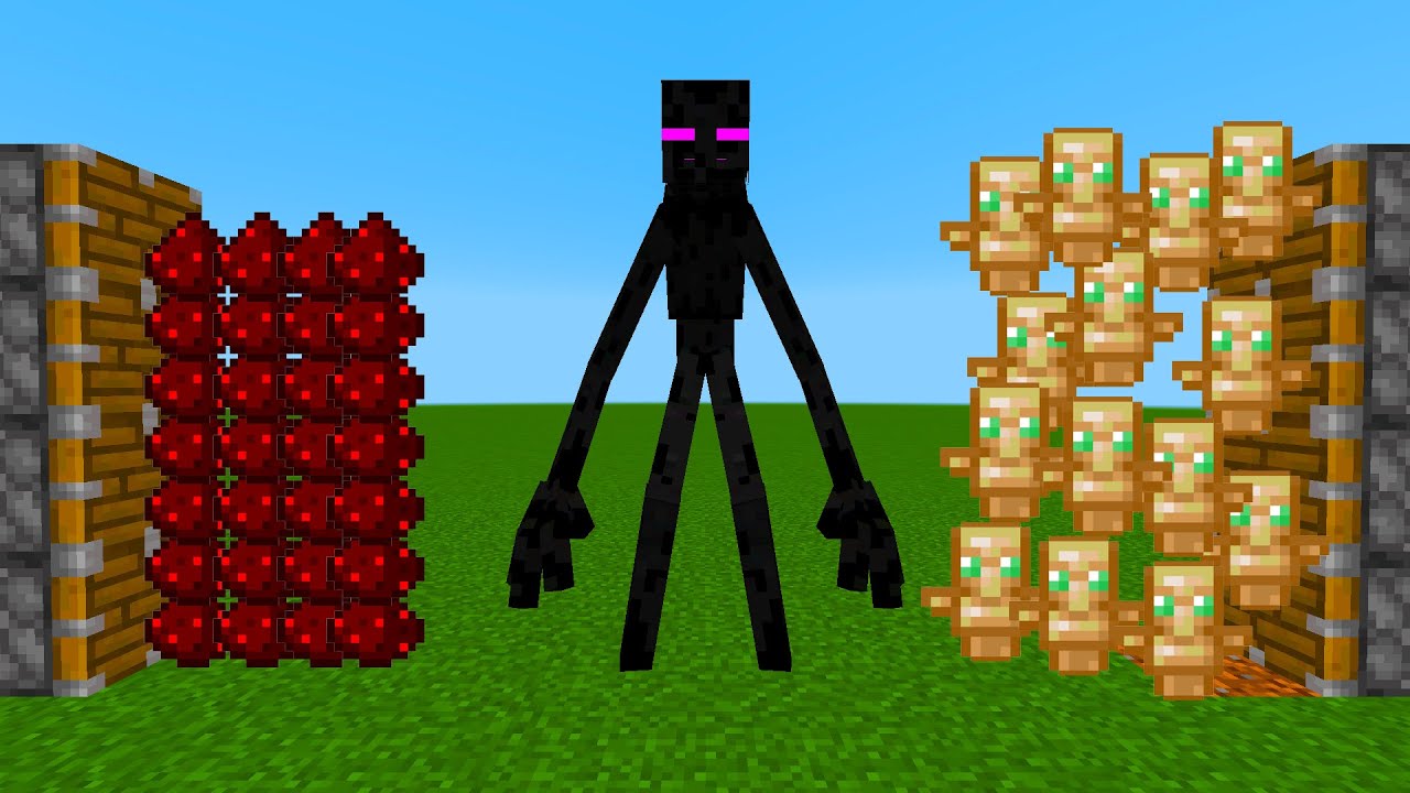 redstone + ender mutant + totem = ??? minecraft - YouTube