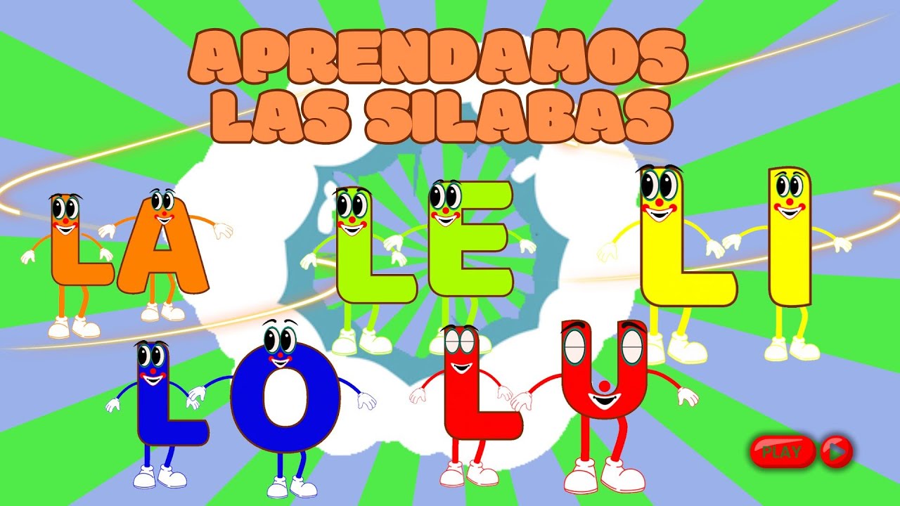 LA LE LI LO LU Video para aprender a leer las sílabas LA LE LI LO LU de ...