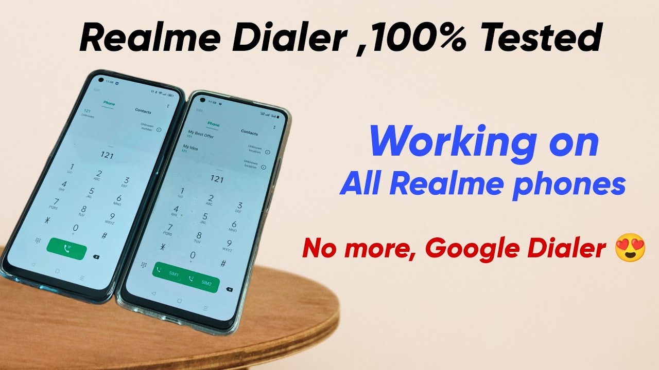 Realme Dialer for all Realme Phones 🤫. Good Bye Google dialer. No more call recording ...