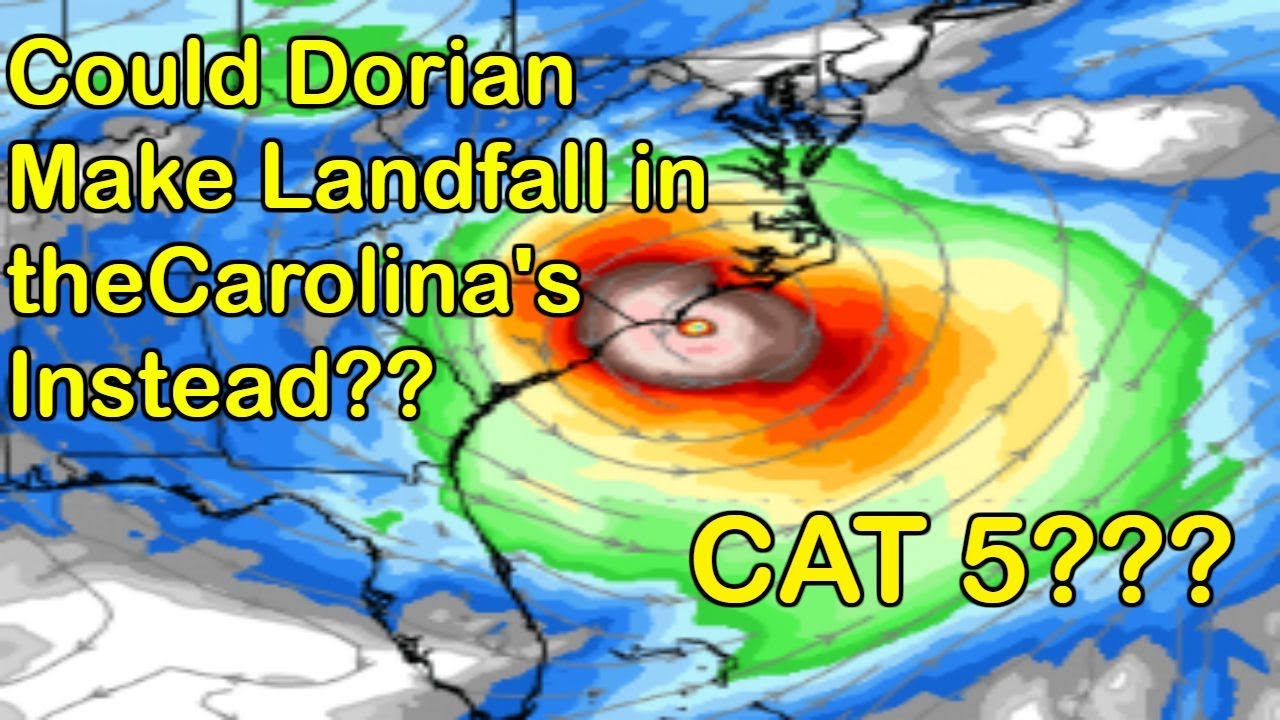 Dorian Could Turn North and Impact the Carolina's! Could we see a CAT 5 ...