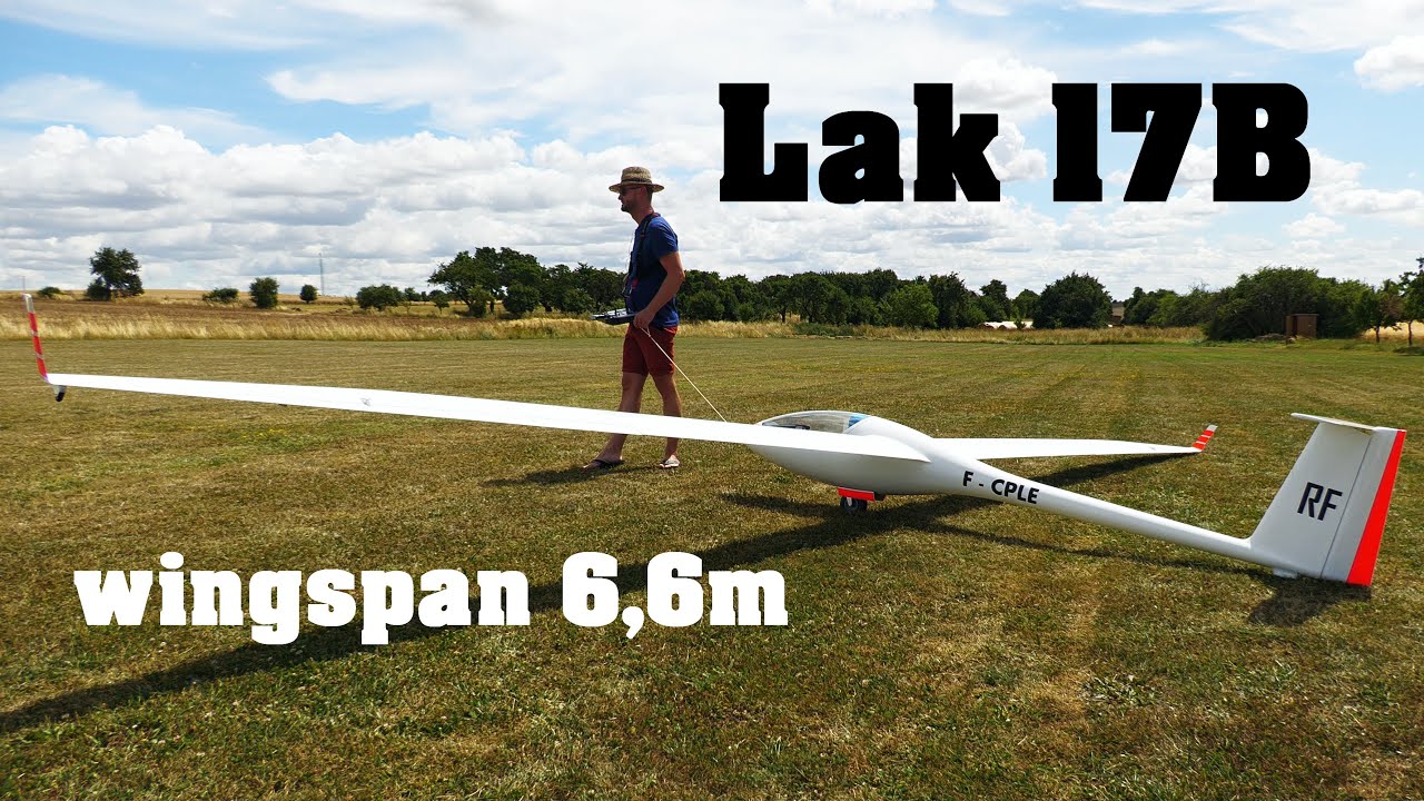 Lak 17B | 6,6m giant scale RC glider | 4K | Rokytnice 2023 - YouTube