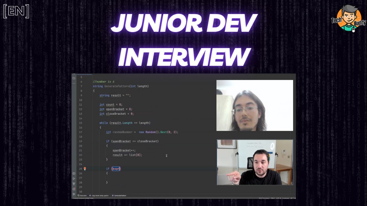 Junior Dev Interview - YouTube
