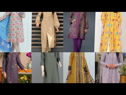 Top trending Open shirt design 2025/shirt designs/open frock designs