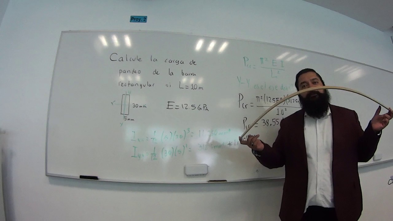 Ejemplo 1, pandeo de columnas: DrX unplugged - YouTube