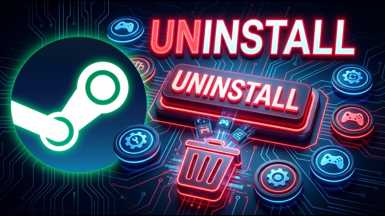 How to Uninstall Steam Games (Quick & Easy Tutorial) - YouTube