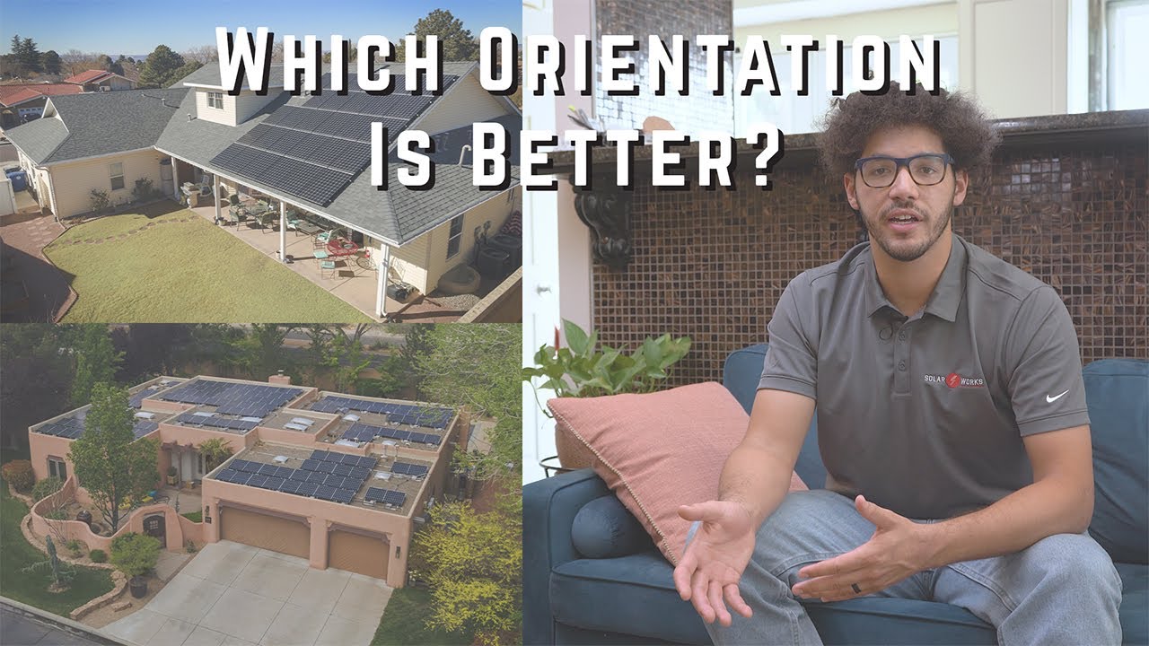 Why are solar panels installed horizontally or vertically? - YouTube