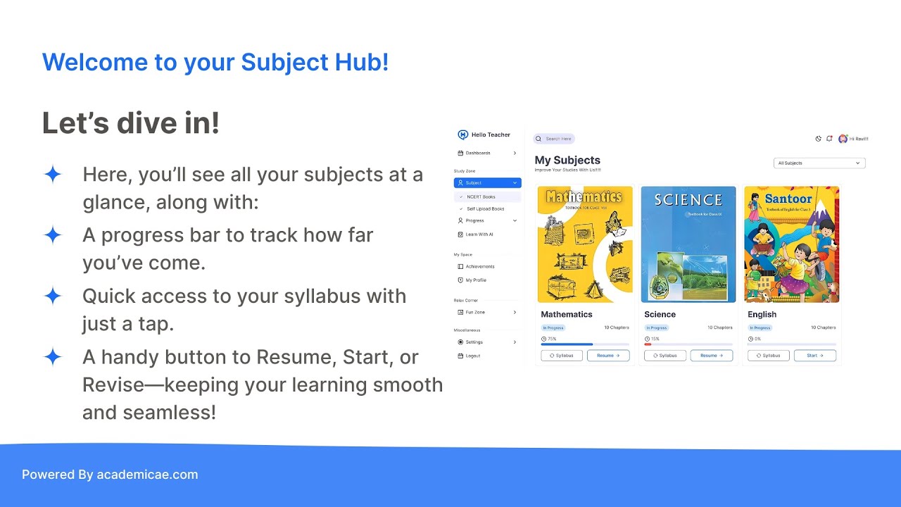 Complete Learning Journey with Hello Teacher | Subject Module Explained ...