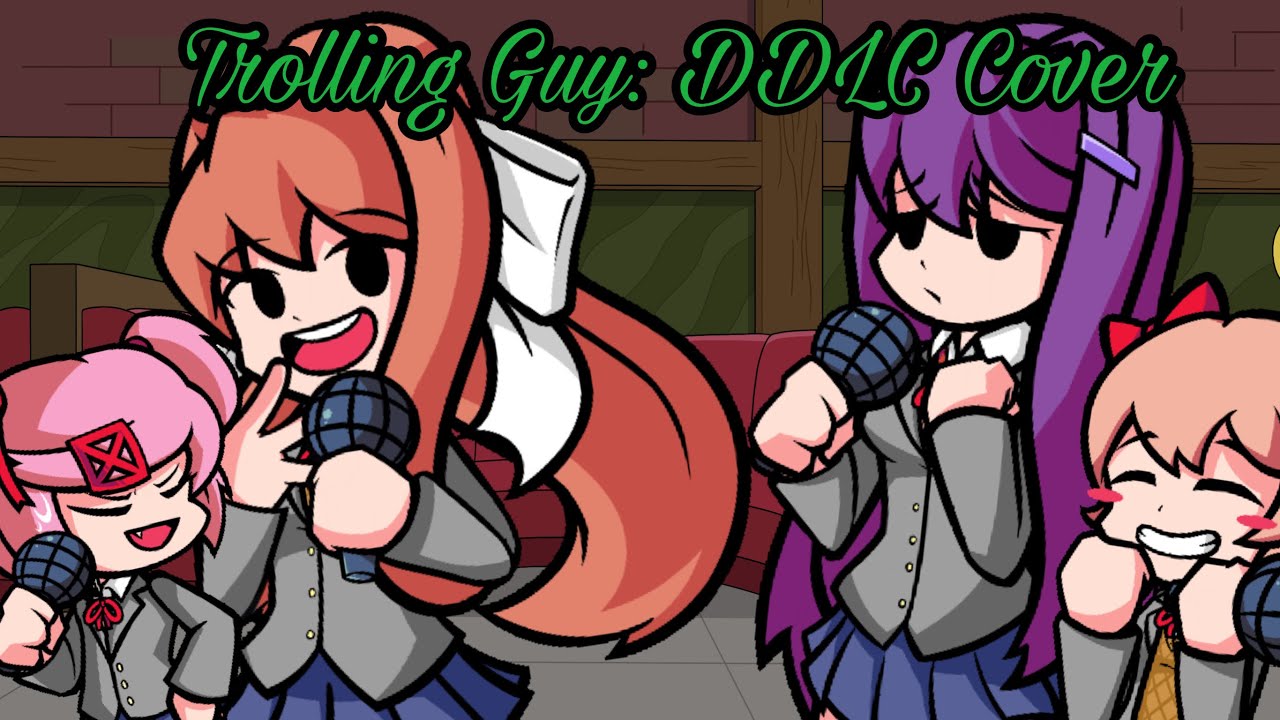 Trolling Doki (Trolling Guy Doki Doki Literature Club Cover) - YouTube