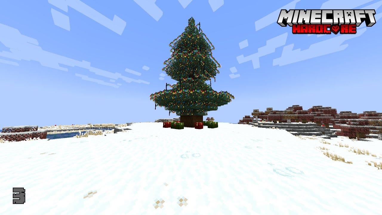 J'ai CONSTRUIT un BEAU et GRAND SAPIN DE Noël ! (Joyeux Noël) Minecraft ...
