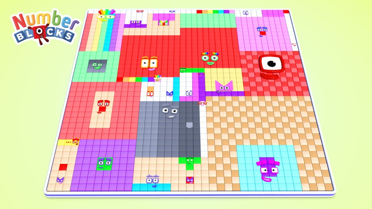 Numberblocks Mathlink Puzzle 37 x 37 Numberblocks Square - YouTube