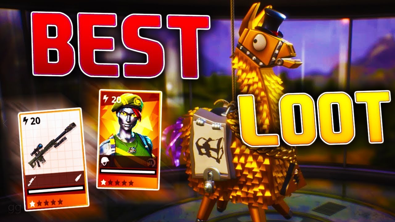 Best *NEW* LOOT LLAMA Opening! | Legendary Troll Truck Llamas ...