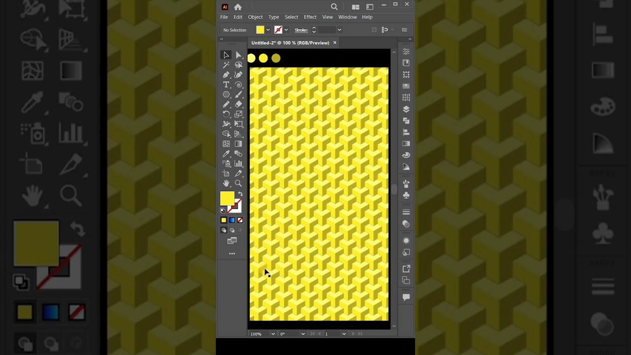 How to Create Abstract Pattern in Adobe Illustrator cc #illustrator # ...