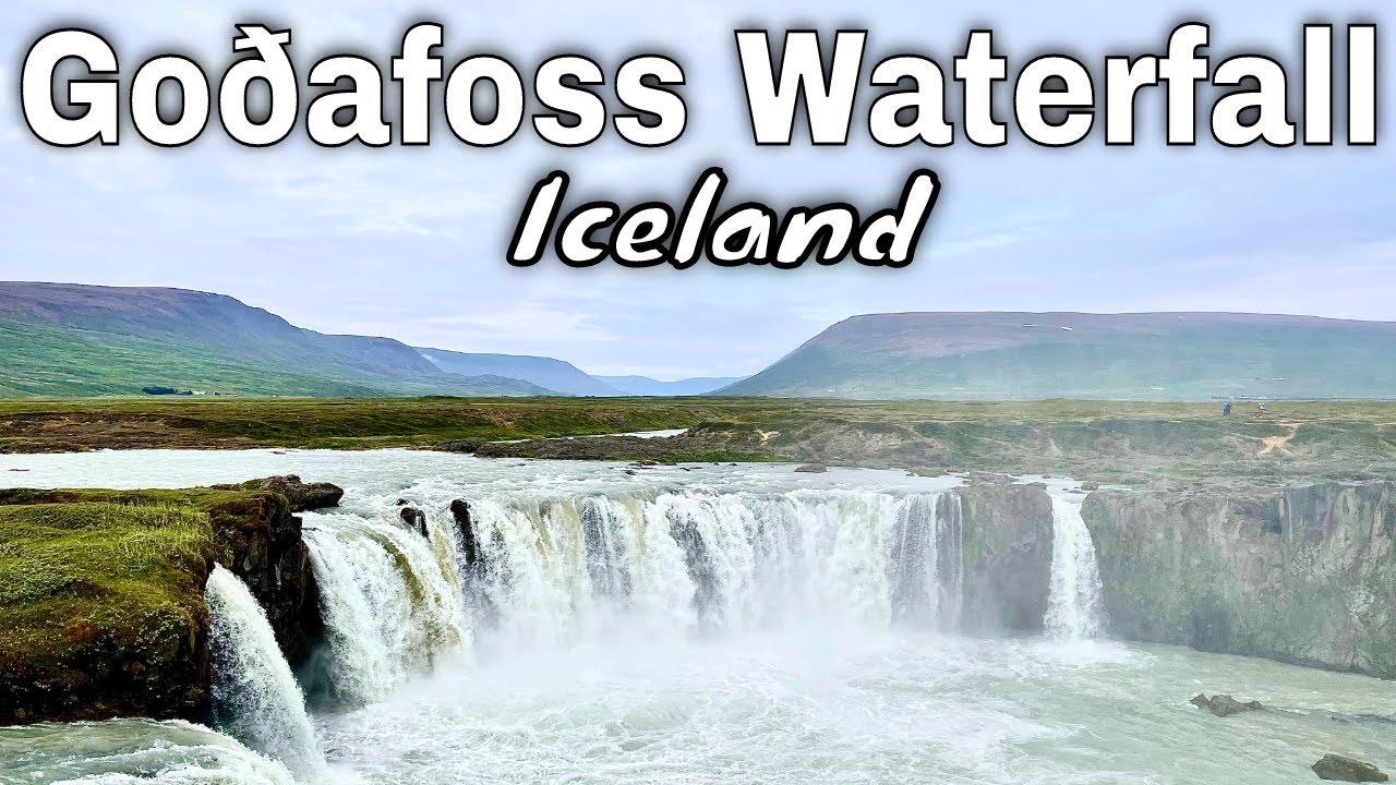 Explore Godafoss Waterfall in Iceland - YouTube