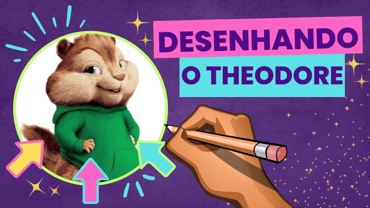 Desenhando e Colorindo o Theodore - Alvin e os Esquilos - YouTube