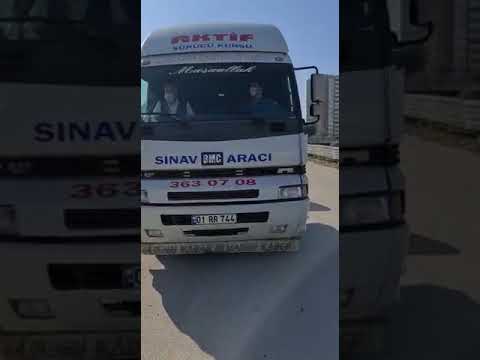 Gerçek  C sınıfı Direksiyon sınavı Kamyon , Çekici