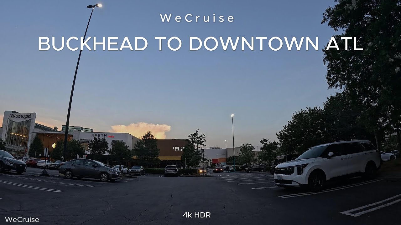 Driving Beautiful Buckhead to ATL - YouTube