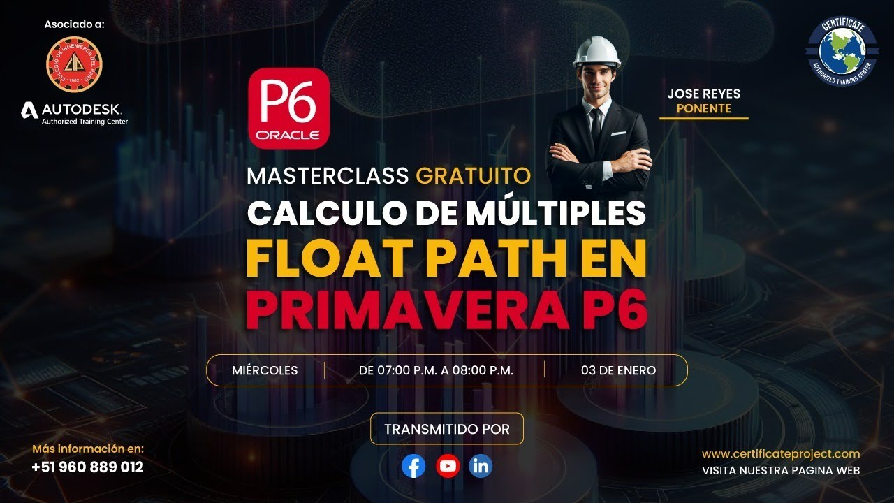 MasterClass: Calculo de Múltiples Float Path en Primavera P6 - YouTube