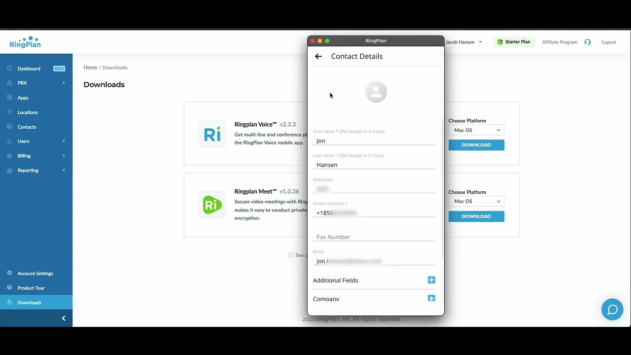 How to Use the RingPlan Phone App | Video 10 - Managing Your Contacts - YouTube