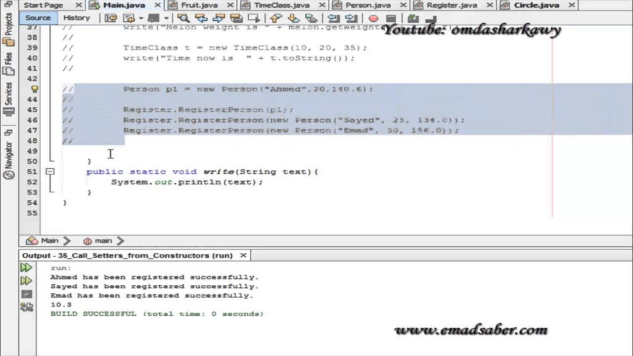 40 | Java Programming Course | Constants - YouTube