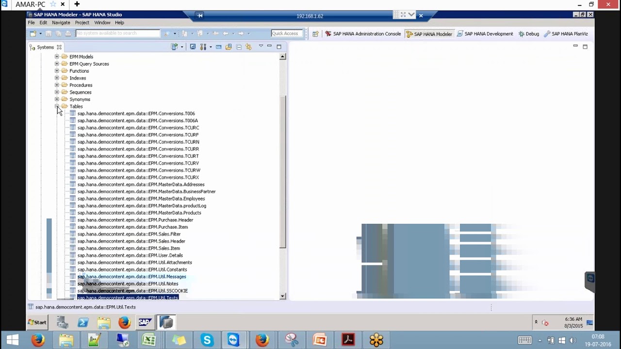 Views and schema in sap hana modeling - YouTube