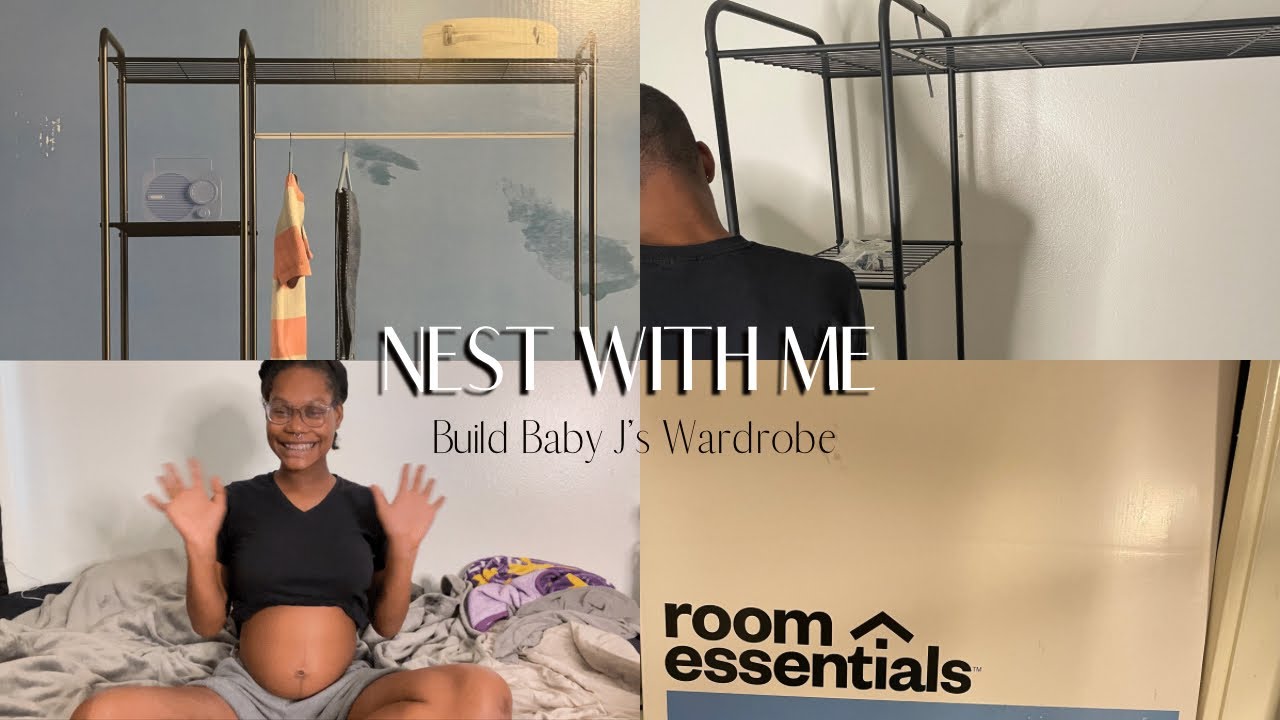 MOM LIFE : NESTING SERIES BUILD BABY WARDROBE WITH ME . - YouTube