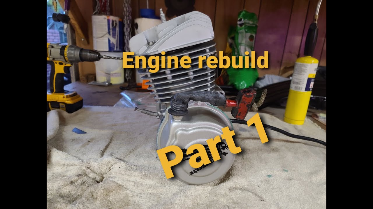 Honda Odyssey FL250 Restoration Part 7 engine - YouTube