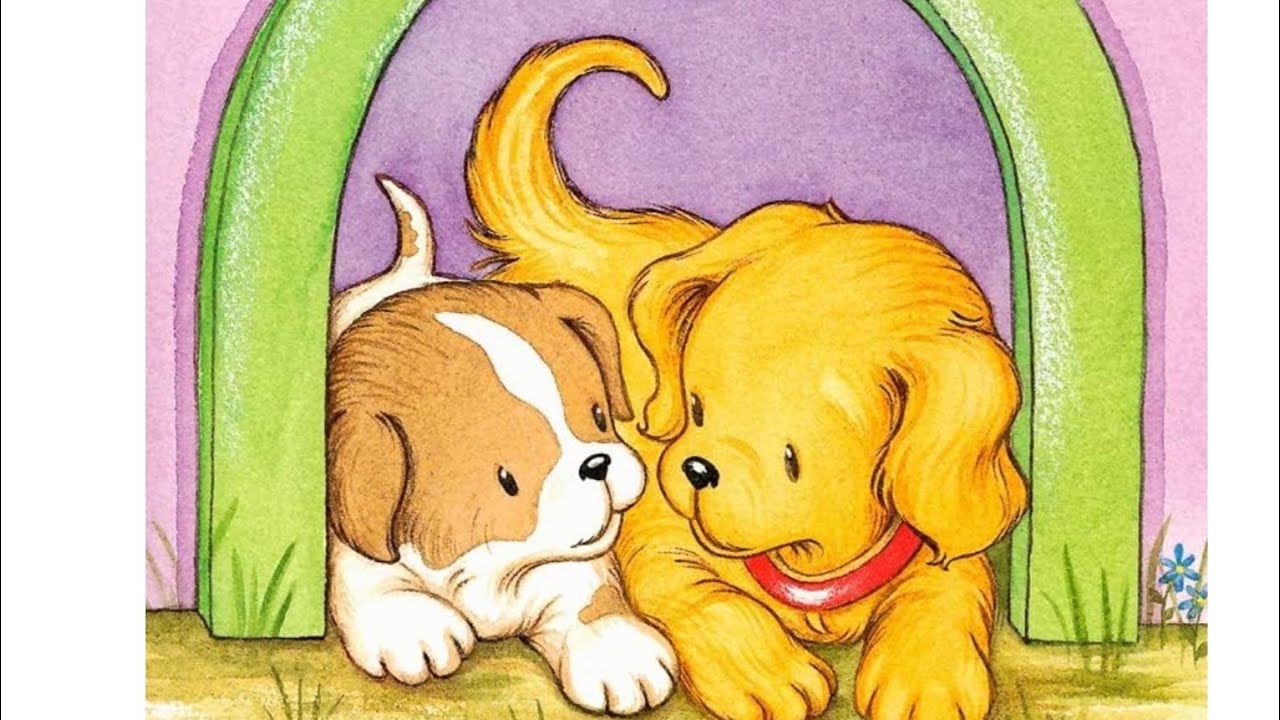Reading the book Biscuit and the little pup by Alyssa Satin Capucilli ...
