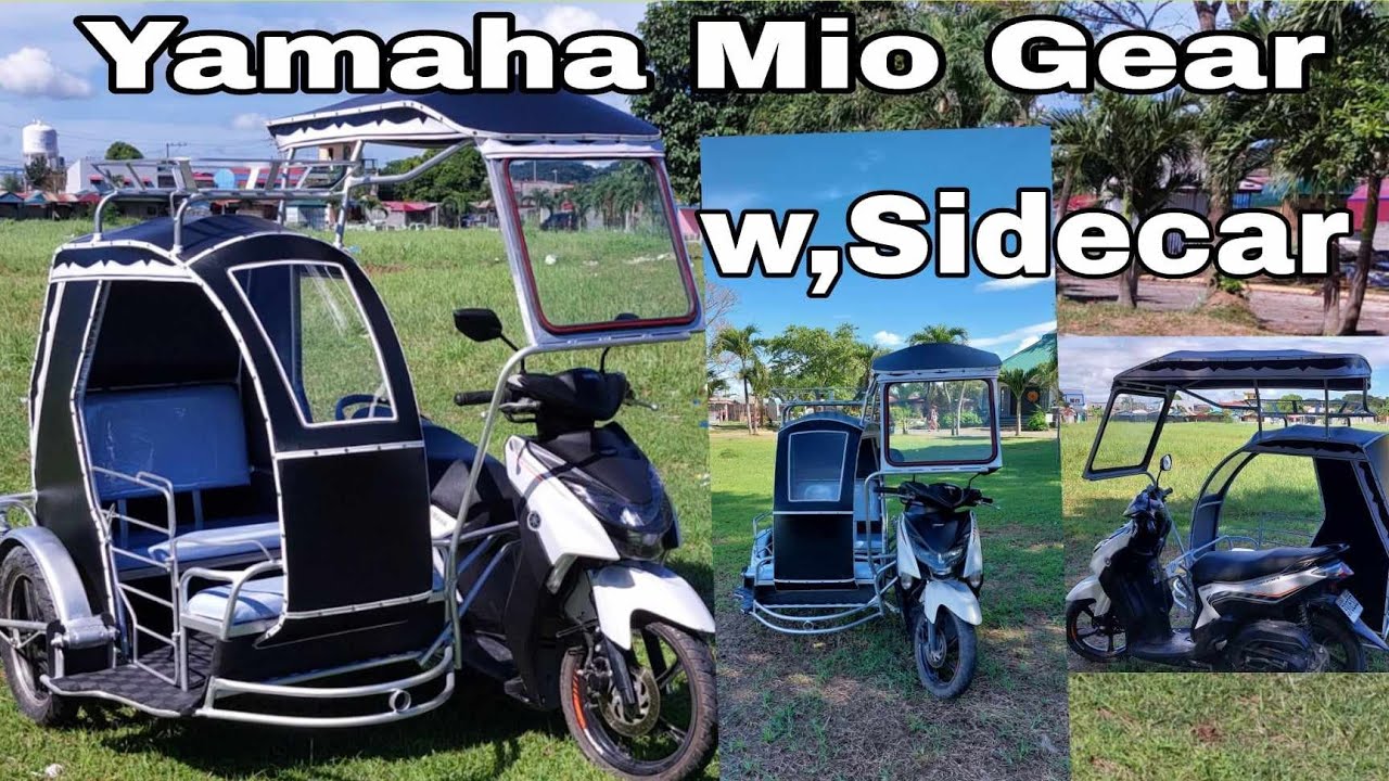 Review! Yamaha Mio Gear w, Orly Sidecar#lightweightsidecar - YouTube