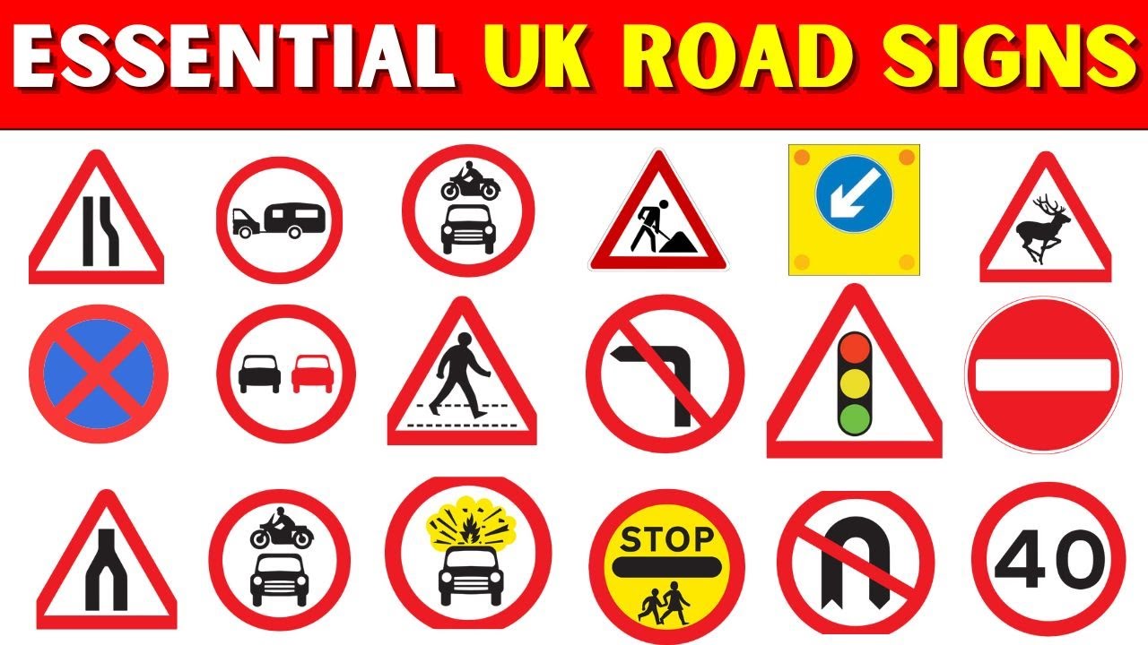 Essential UK Road Signs | Learn UK Road Signs | The Ultimate Traffic ...