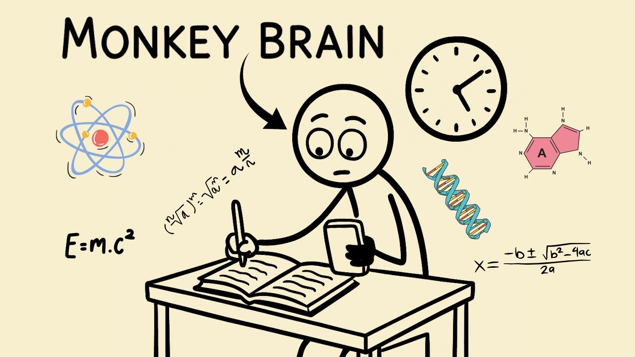 How to Trick Monkey Brain To Like Doing Hard Things (Dopamine Detox ...